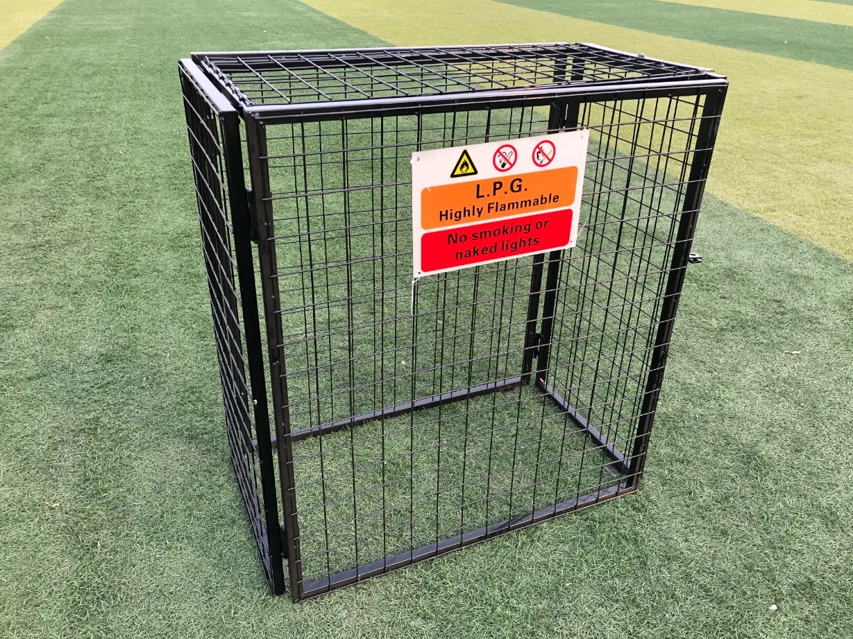 Mesh Gas Cylinder Storage Cages For Sale - Buy Galvanized Gas Cage ...