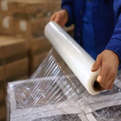 Secure Pallet Packaging with Hand Pallet Wrap Stretch Film - Reliable ...