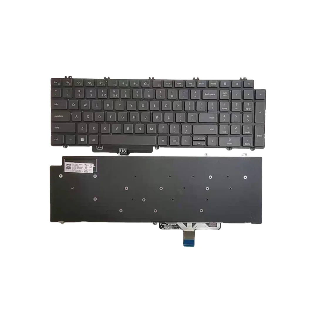 For Dell Latitude 5520 5521 Precision 3560 Keyboard 0PWKC3 PWKC3 ...