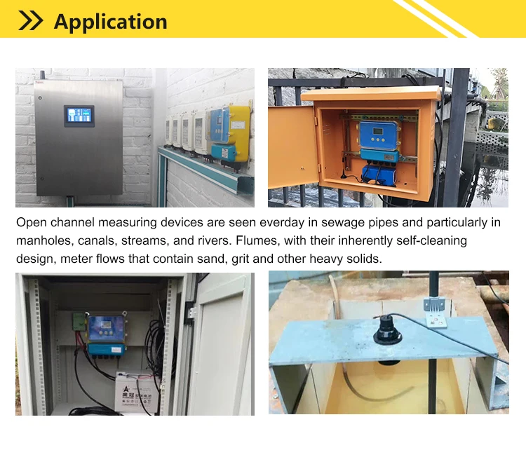 Wastewater Treatment Irrigation Channels Rivers Flowmeter Open Channel ...