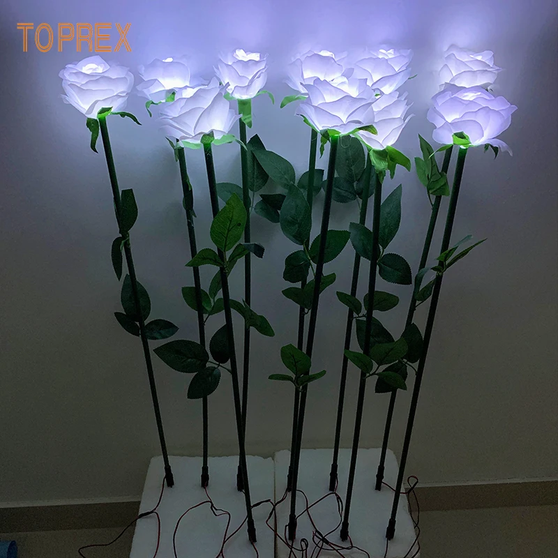 12V LED Roses - Outdoor Decorative Lighting for Events