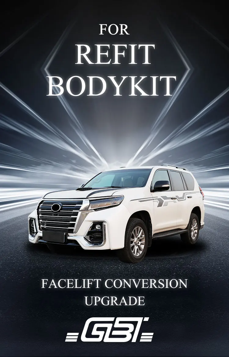 GBT Prado 150 Bumper Facelift - Easy Upgrade for 2010-2017