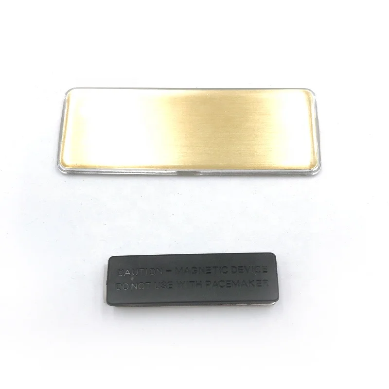 Alibaba.com: Reusable Transparent Plastic Cover Badge Magnet Name Tag ...