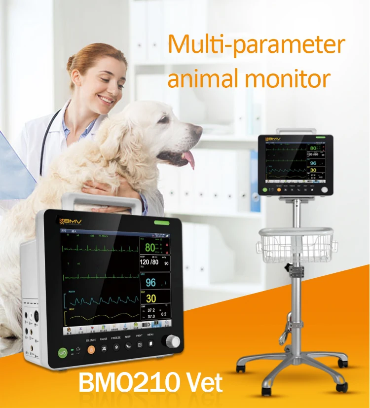 Veterinary Multiparameter Monitor Used In Various Pet Clinics Pet ...
