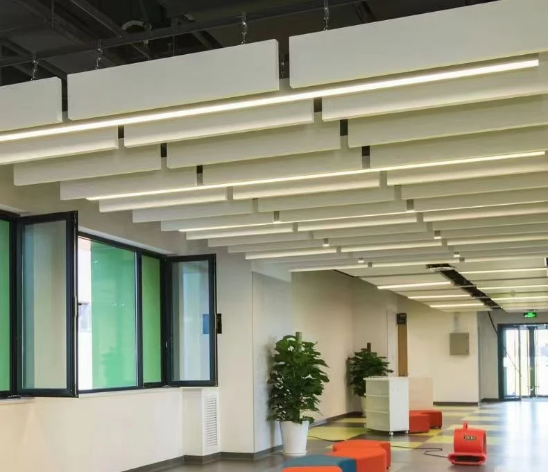 Baffle Ceilings Direct Suspension Of Concrete Ceiling Panels Acoustical ...