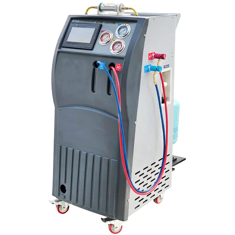 Auto Air Conditioner Recycling Recharging Flushing Machine Ce ...