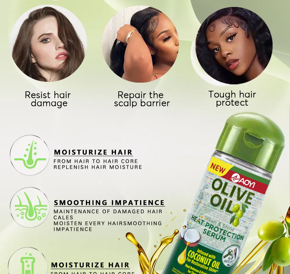 Hot Sell Private Label Olive 100% Natural Formula Wholesale Nourishing Scalp Elixirs Hair Care ...
