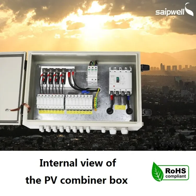Photovoltatic Solar Combiner Box 1000v 8 Strings Solar Distribution Box ...