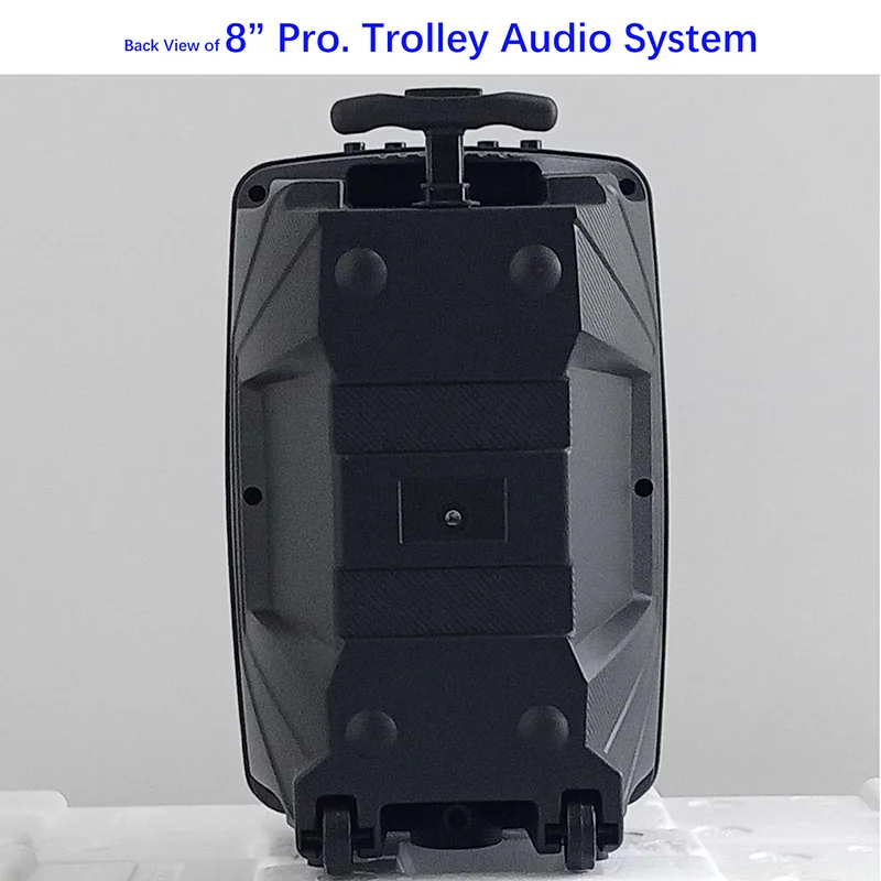 8" Pro Trolley Audio System Remote Control Speaker With Bt/usb/sd/aux ...