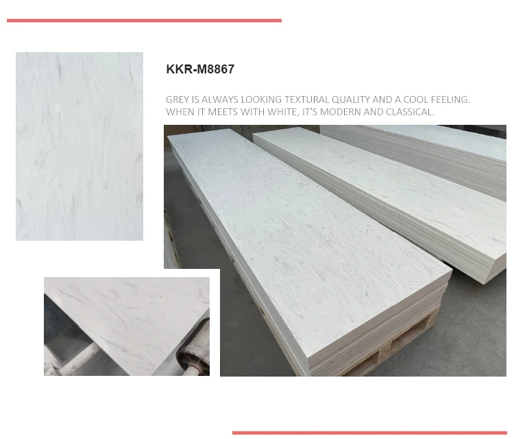 Kingkonree Silica-free Solid Surface Sheets Waterproof & Stain Resistant Green House Material ...