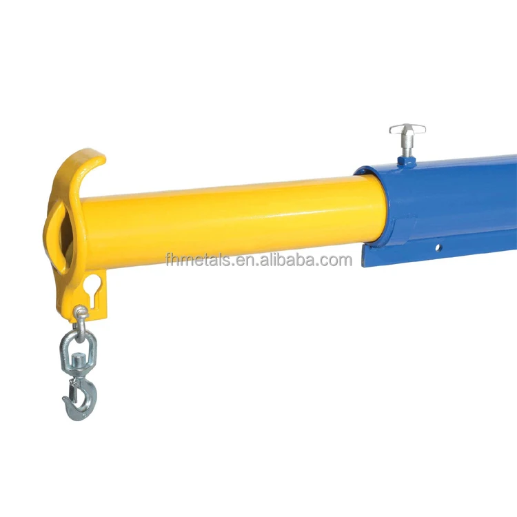 Heavy Duty Forklift Telescoping Jib Boom Crane, 4000 Lb.