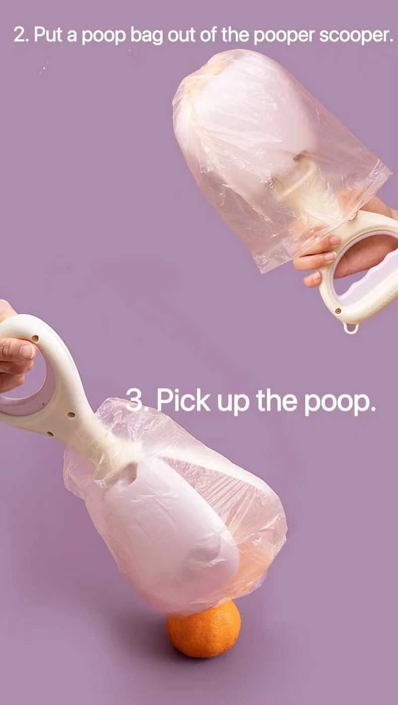 Portable Dog Pooper Scooper,Garbage Forceps Dog Trash Picker Grabber ...