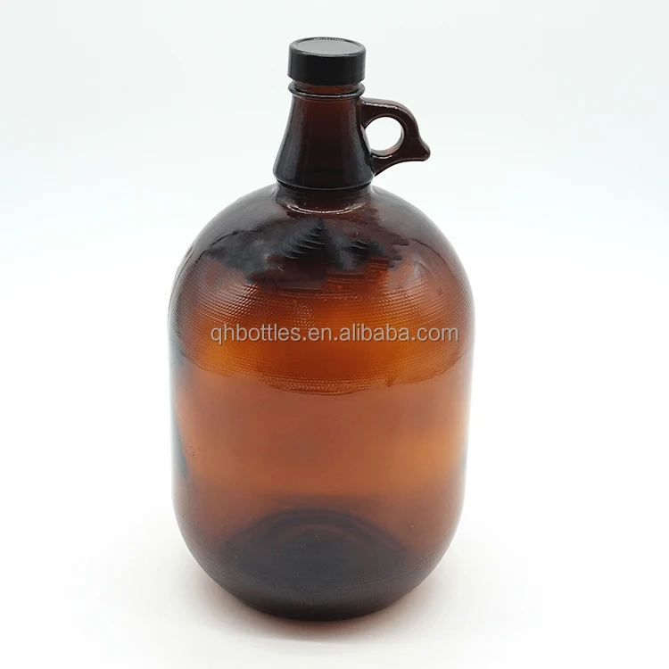 Botol Anggur Kaca Satu Galon Bening Besar Amber Dengan Pegangan Untuk ...