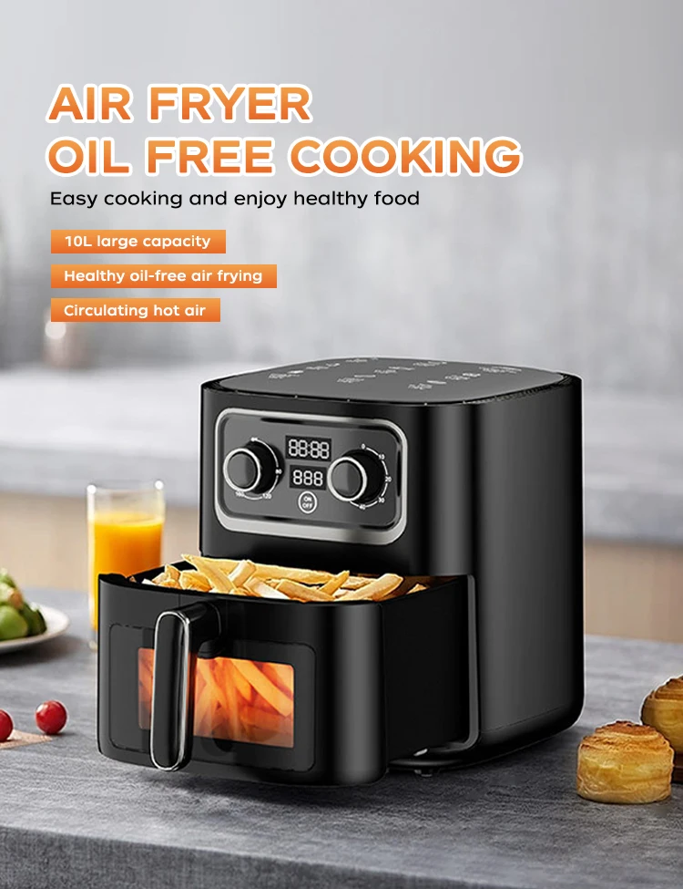 10l Air Fryer Friteuse Electric Digital Air Fryer Mondial - Buy Air ...