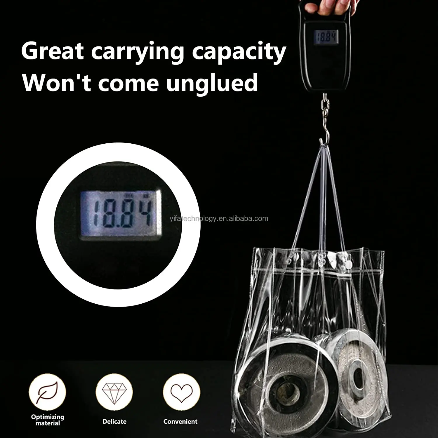 Cheap Clear Plastic Gift Bags with Handle - Reusable & Recyclable