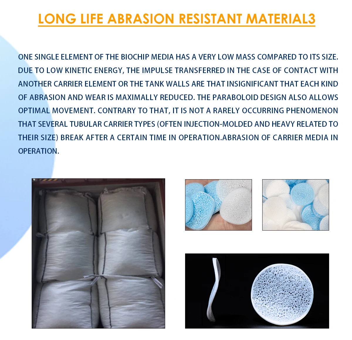 Package Mbbr Biochip Moving Bed Biofilm Reactor Waste Water Treatment ...