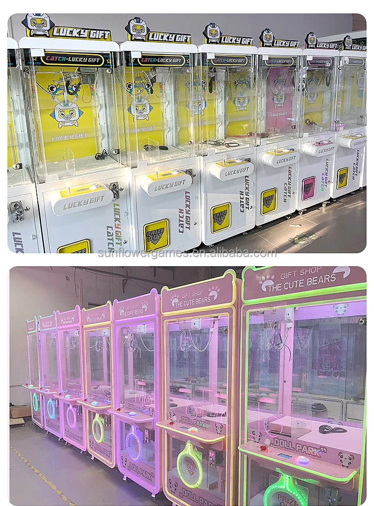 Toy Claw Crane Machine Plush Toy Catcher Prize Vending Machine ...