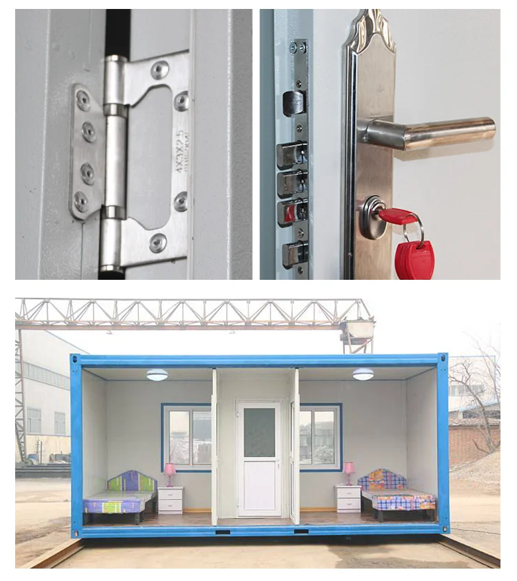 20ft 40ft Prefab Folding Container Homes - Durable & Versatile