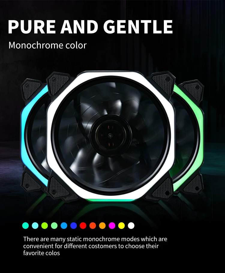 Rgb Electrical Cooling Fans For Pc Case With Rgb Led Lights Cpu Cooler ...