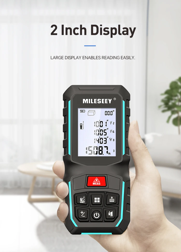 Hot Sale Handheld Laser Distance Meter Electric Distance Measuring ...