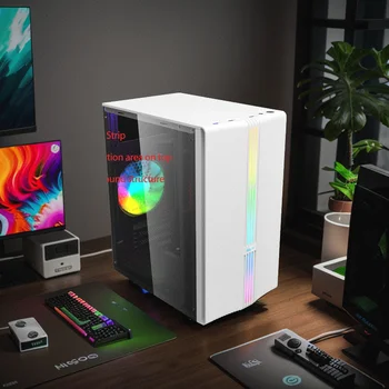 Soeyi New Mid Tower Gaming Pc Case Argb Strip Matx Customized Micro Atx ...