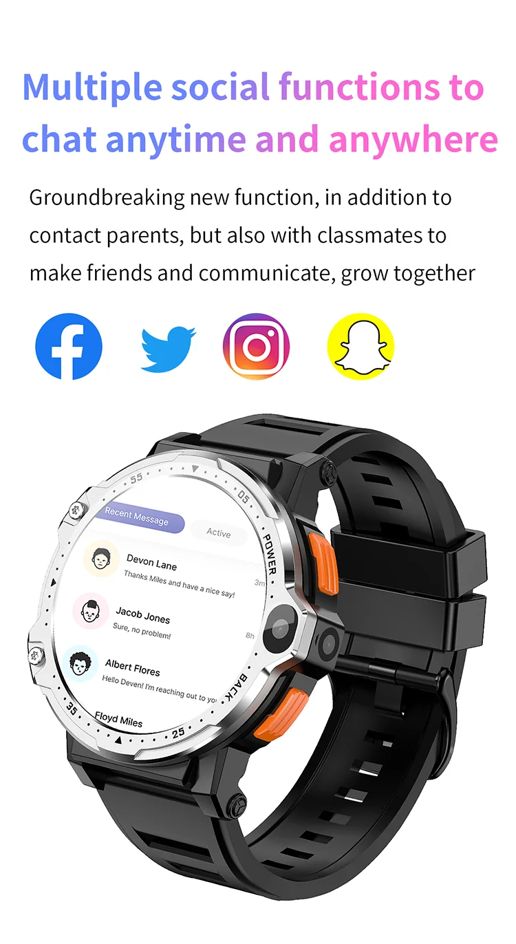 PG999 4G Smart Watch - Versatile & Feature-Rich Smartwatch