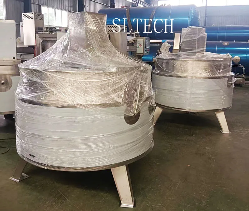 Industrial 300L Stainless Steel Jacketed Cooking Kettle Gas/Electric ...