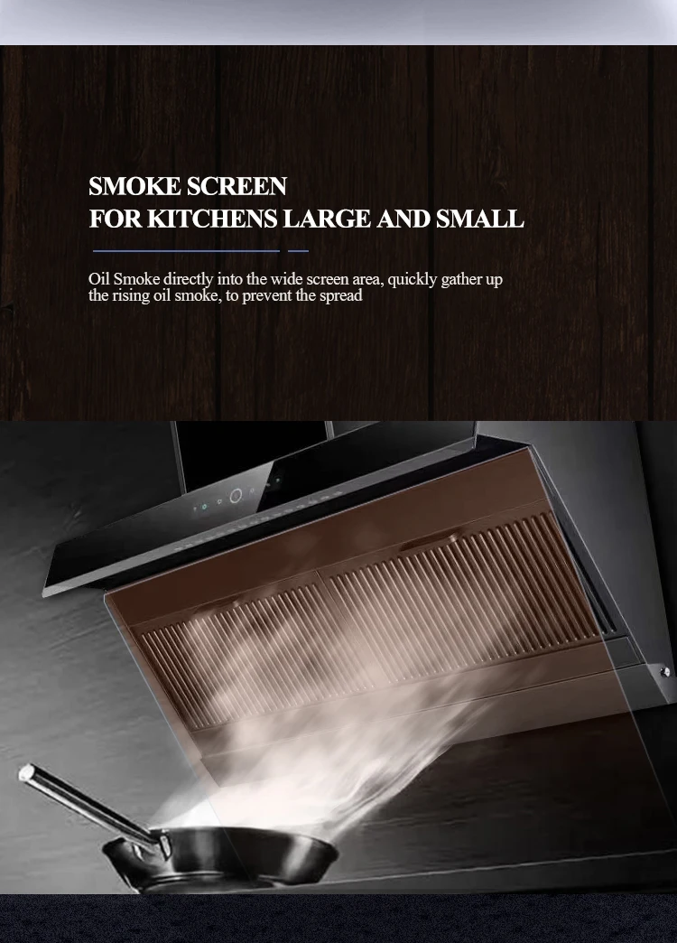 Side Suction Large Suction Kitchen Chimney Popular Range Hood 22m3+self ...