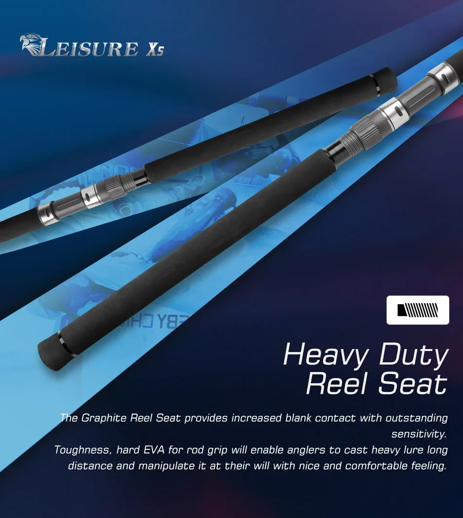 3 Meter Heavy Action Spinning Rod for Sea Fishing