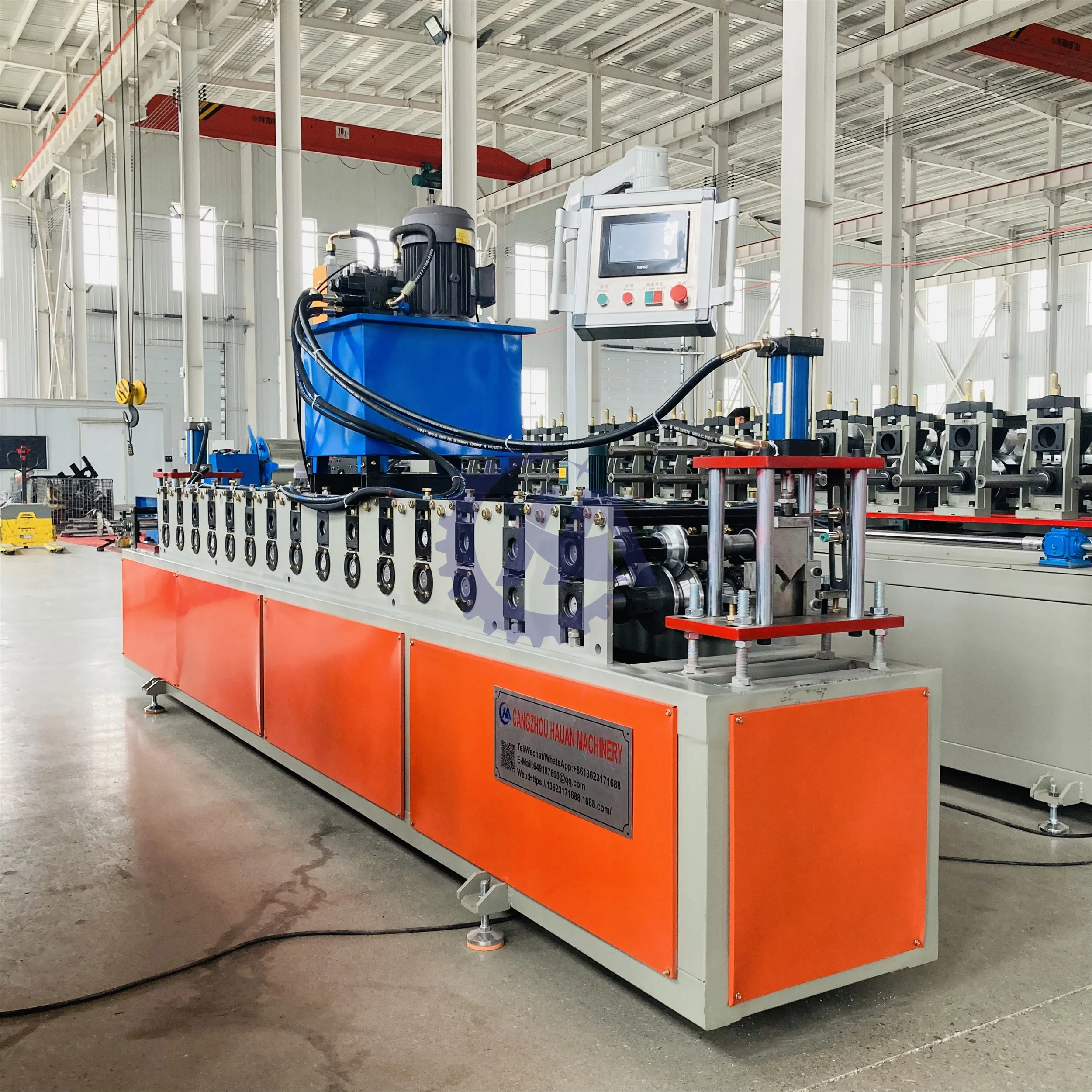 Upright Post Supermarket Use Storage Rack Roll Forming Machine Shelf Frame Forming Machine - Buy ...