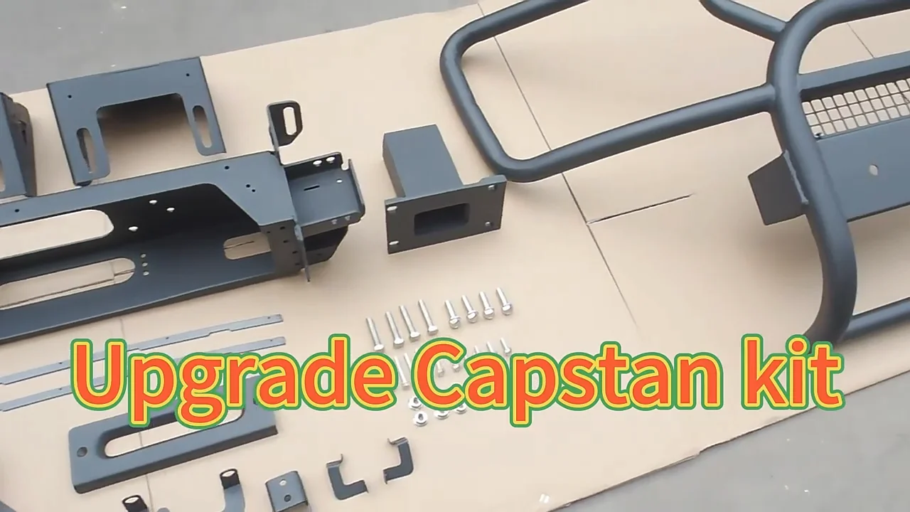 Bumper Guard Bull Bar Winch Frame Accessories Front Bumper With Winch ...