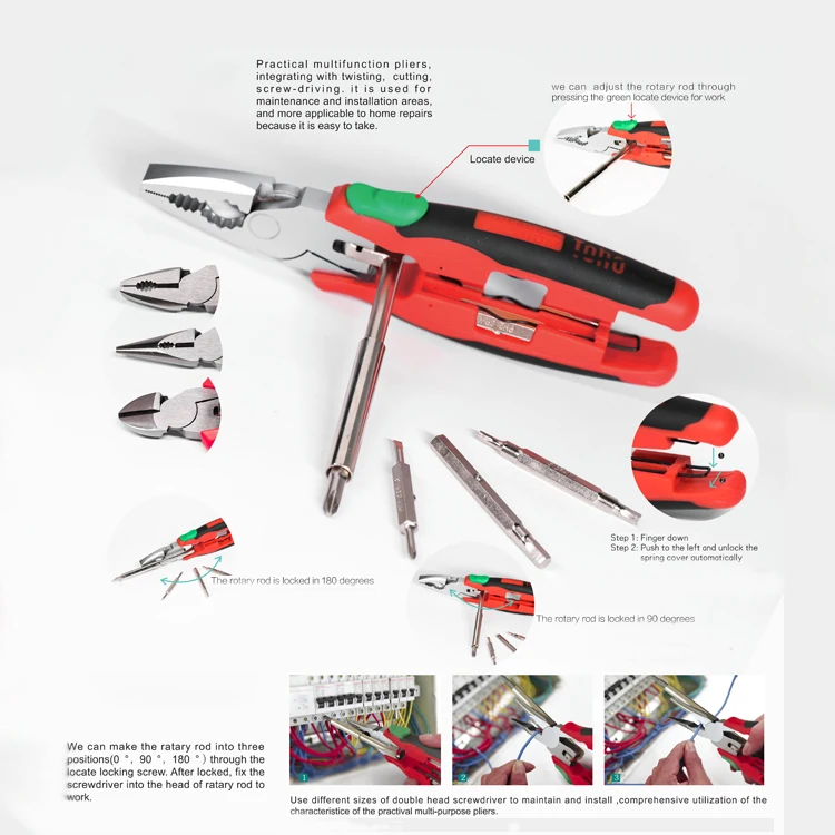 Outdoor Folding Combination Plier - JINDUN Multifunction Tool