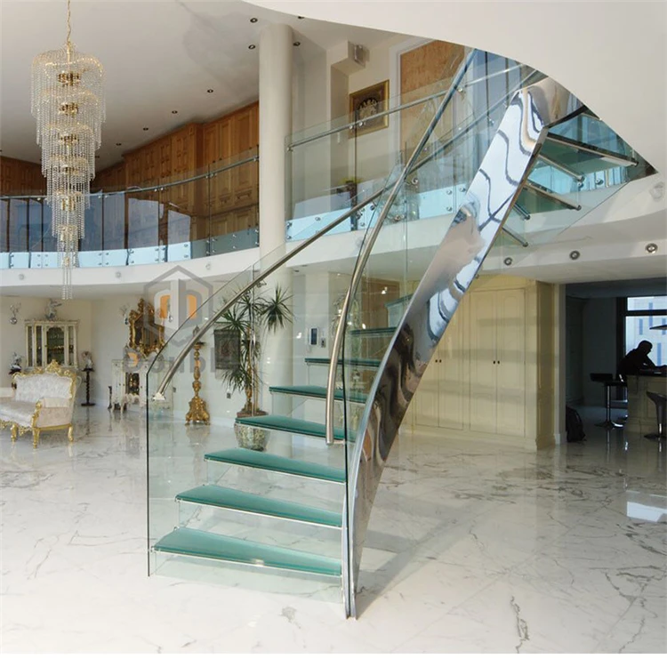 Prima Circular Staircase Railing Channel Steel Staircase