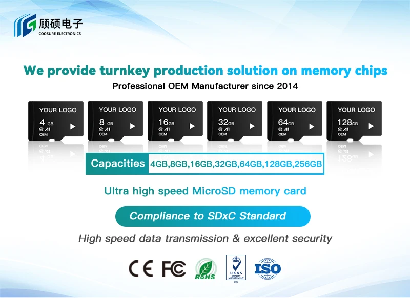 Zuway Customizable LOGO Class10 U10 U3 A1 100MB/S Memory Card