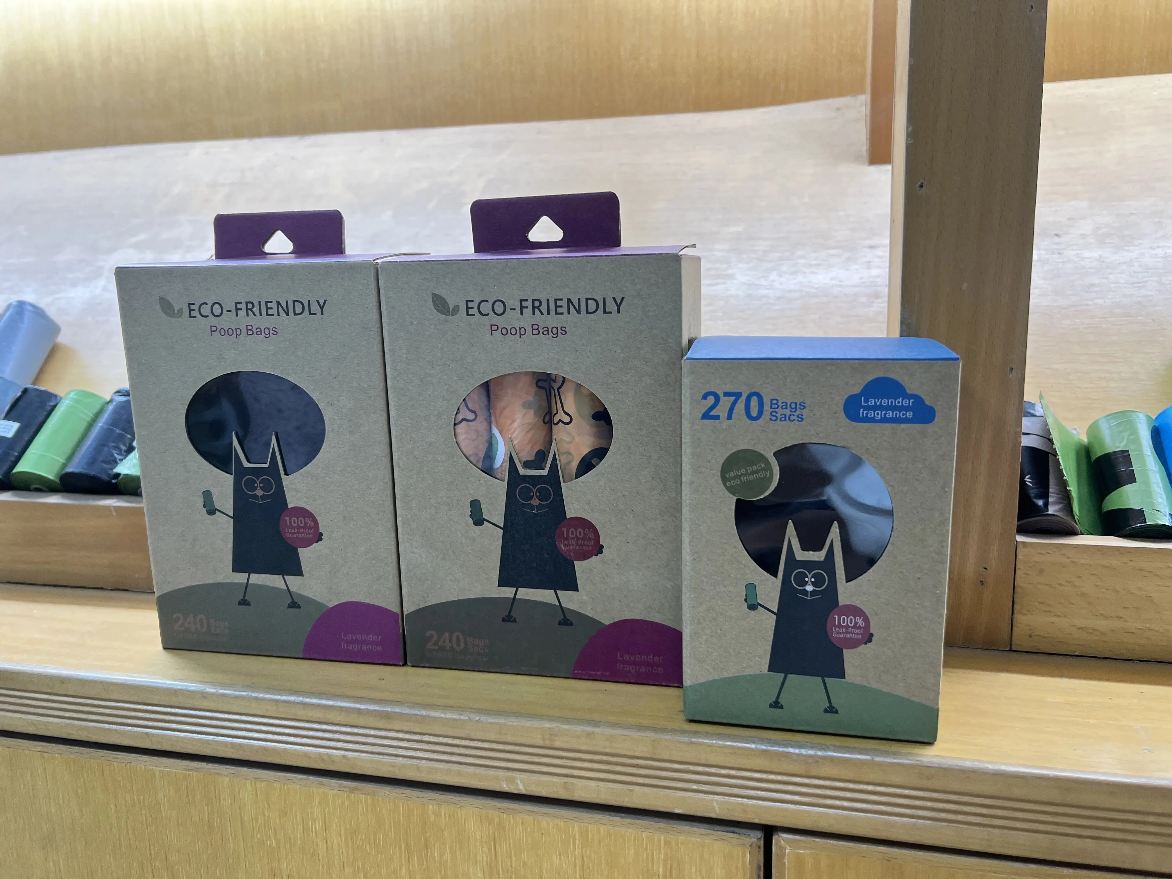 Wholesale 8pcs/set Pet Dog Poop Bag Dispenser Outdoor Eco Friendly ...