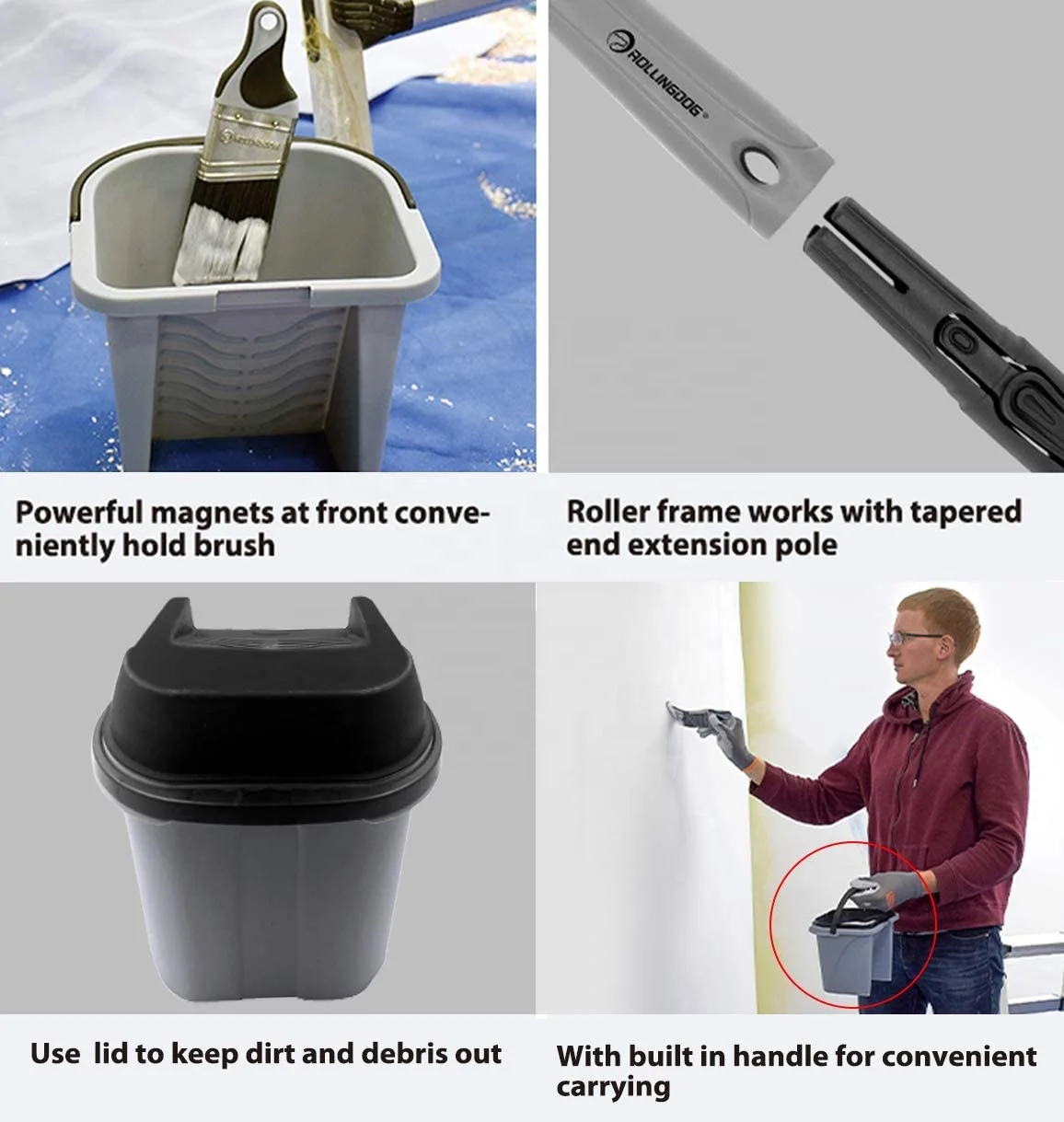 ROLLINGDOG Paint Bucket and Liner 20060 - High-Quality Tools