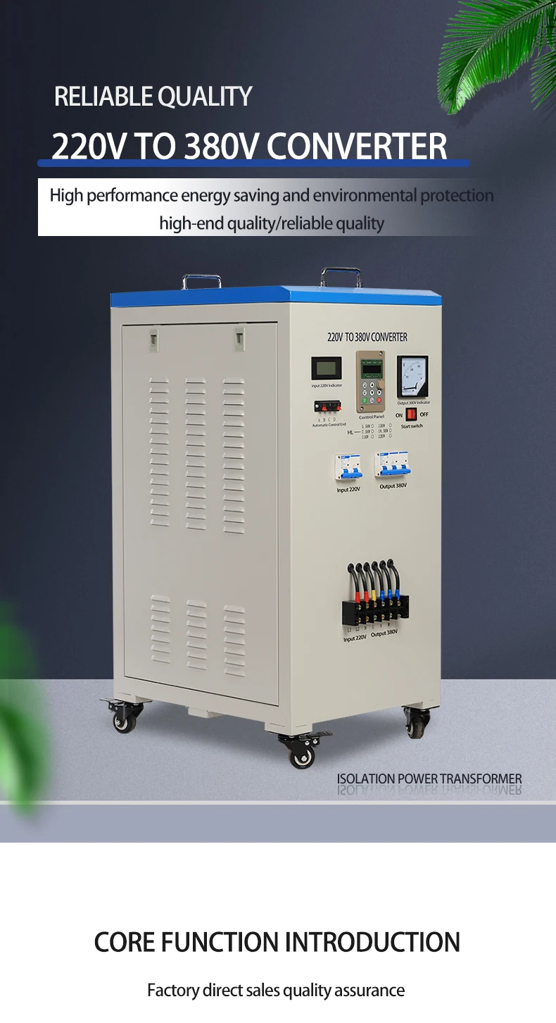 220v To 380v Step Up Transformer 15kw 18.5kw Pure Sine Wave Isolation Power Inverter - Buy 100v ...