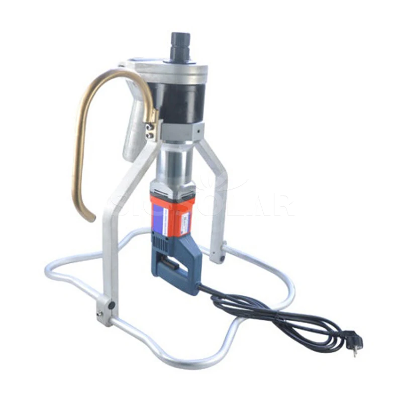 Portable Hand Drilling Rig with Hydraulic Pile Driver - Solar Mounting ...