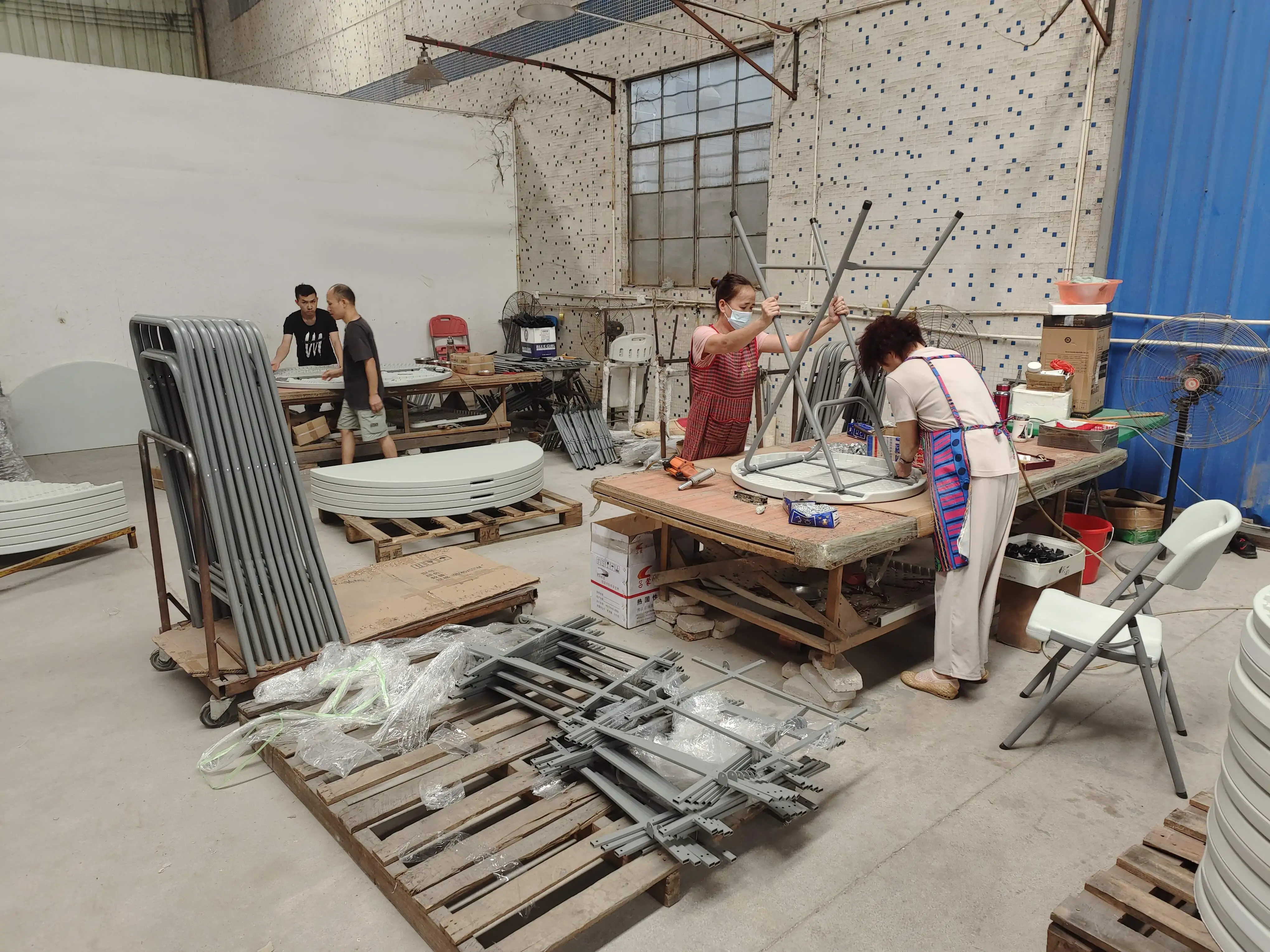 6ft Rectangular Plastic Folding Mesa Plegable For Dining Outdoor Party ...