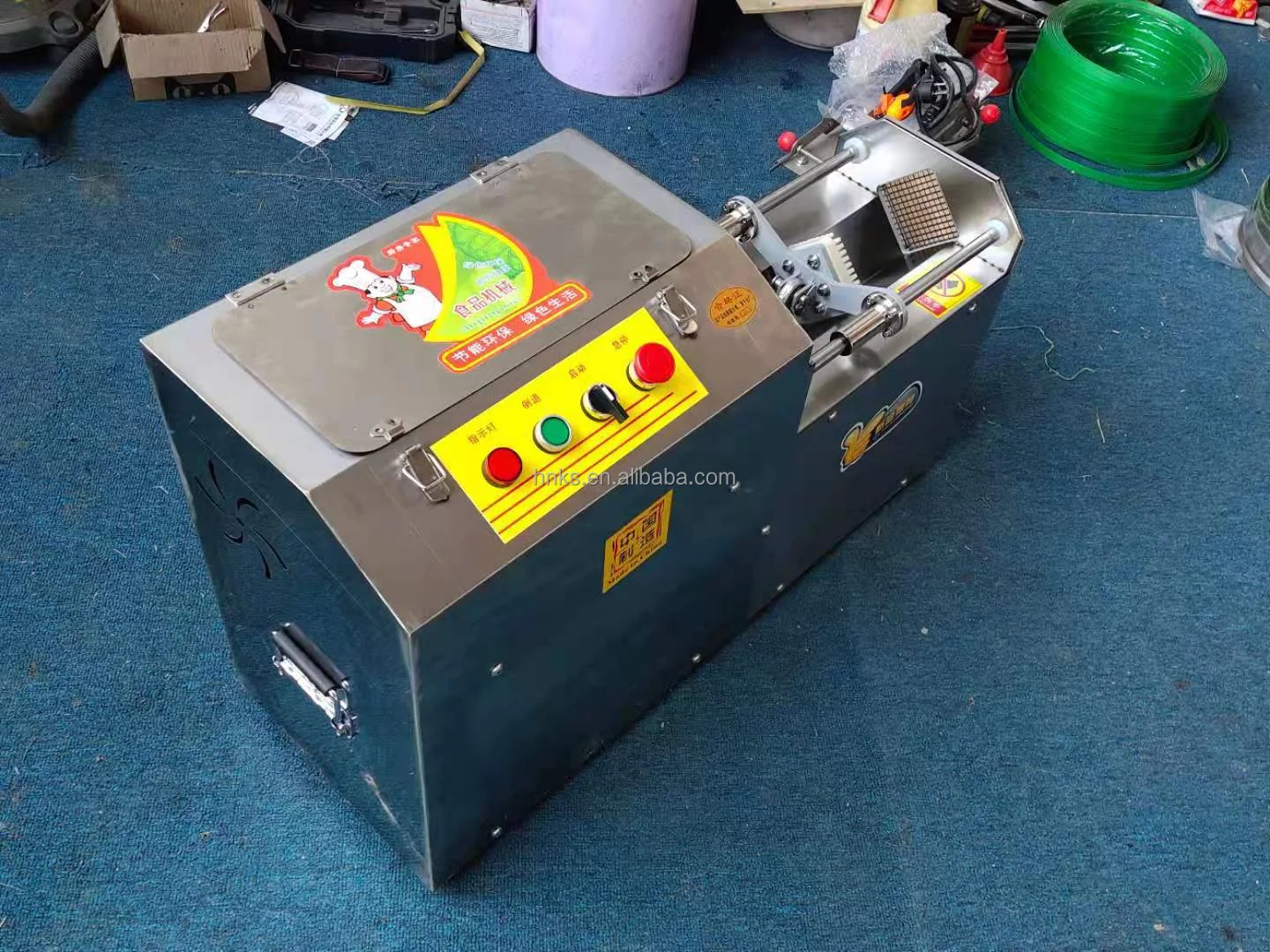 Manual Industrial Electric Cassava Crisp Carrot Slicer Fries Cutting ...