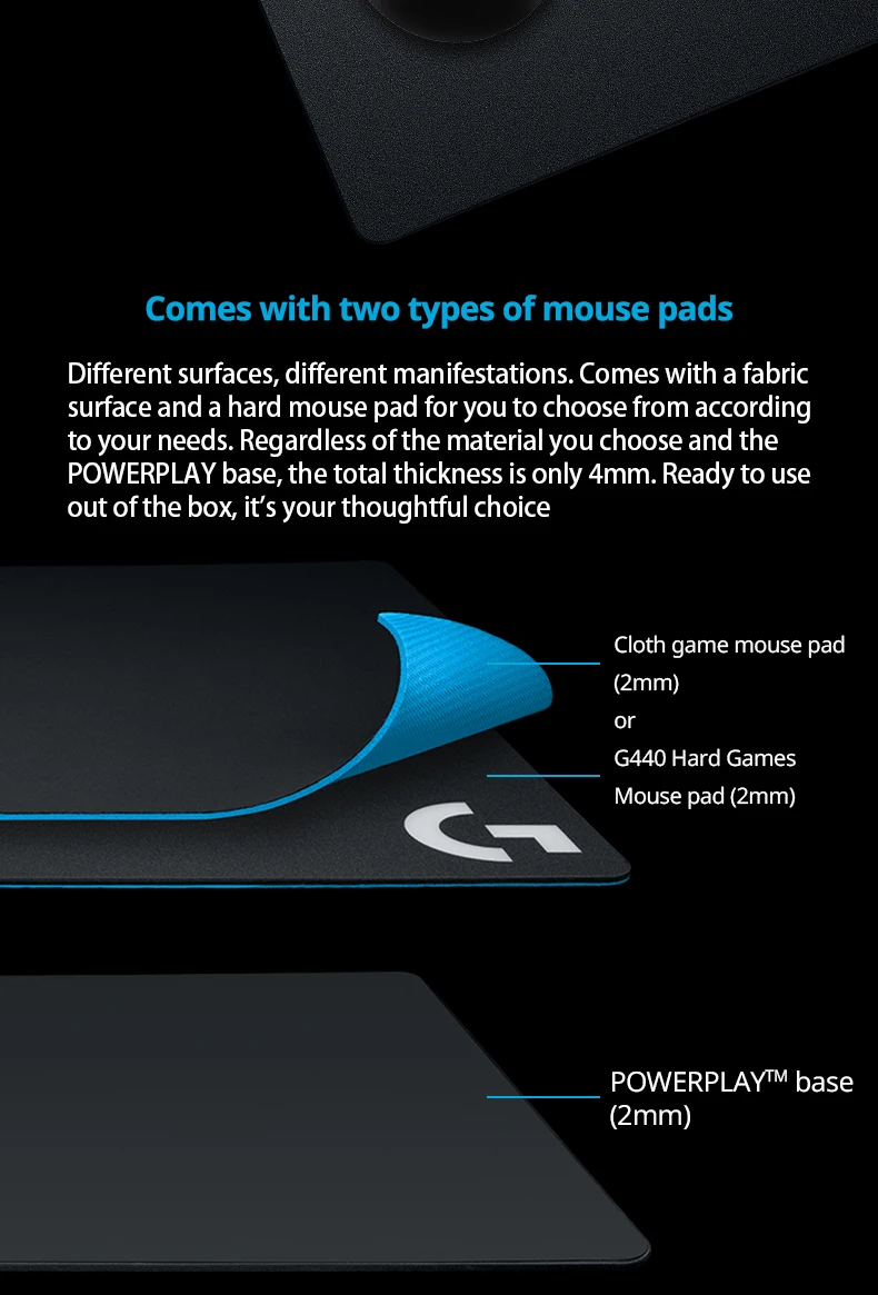 Logitech Powerplay Wireless Charging Mouse Pad Refer to G502 G903 G PRO ...