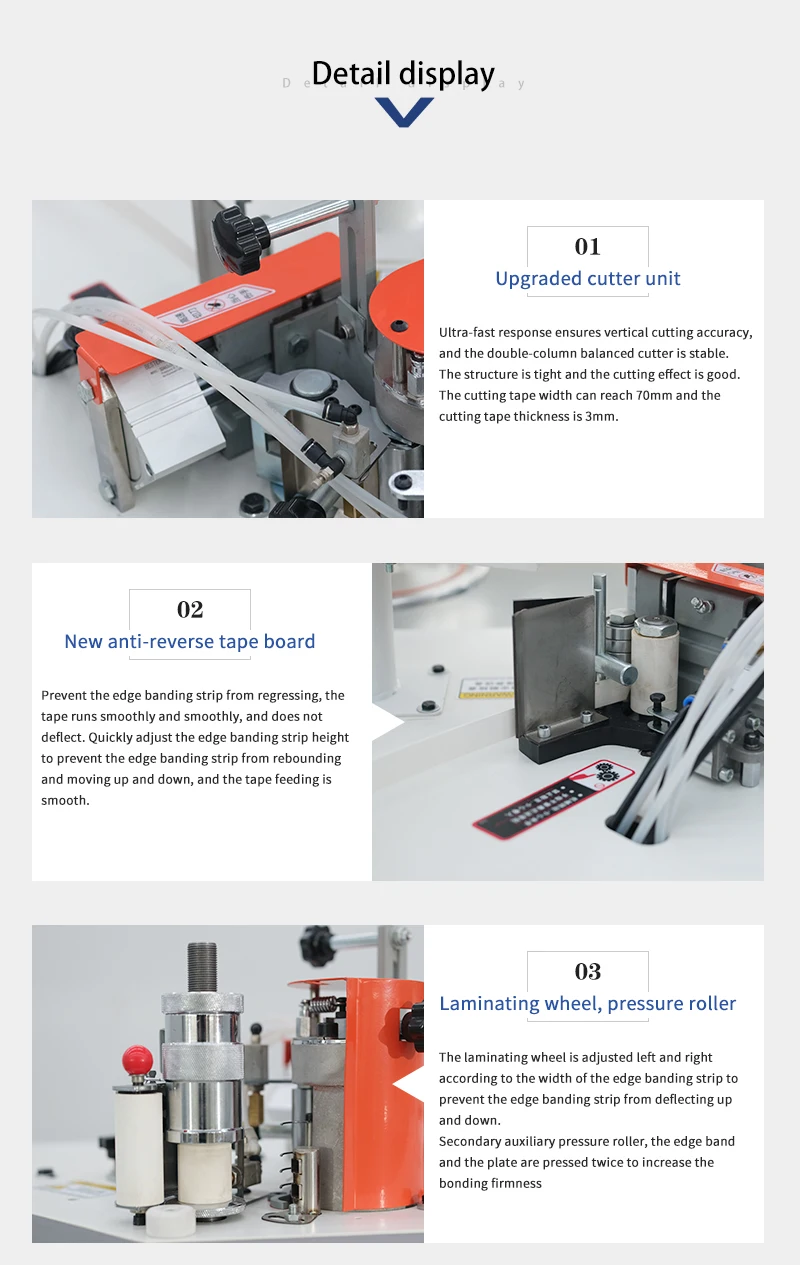 Woodworking Edge Bander Edge Banding Machine Wood Edging Banding ...