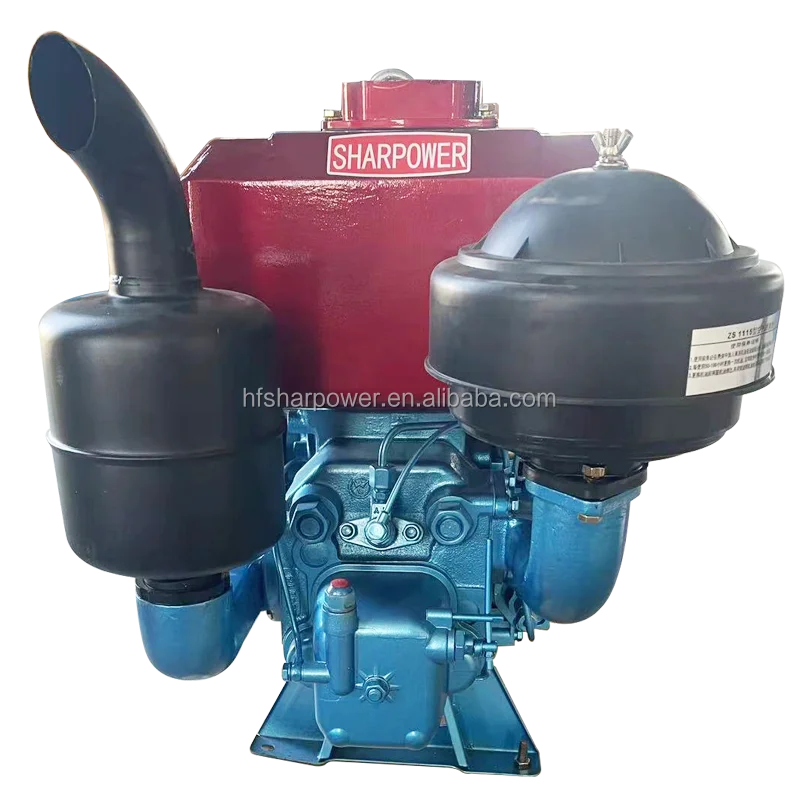 Sharpower Gold Mining Machinery Zs1115 S1115 1115 Single Cylinder Water Cooling Diesel Engine ...