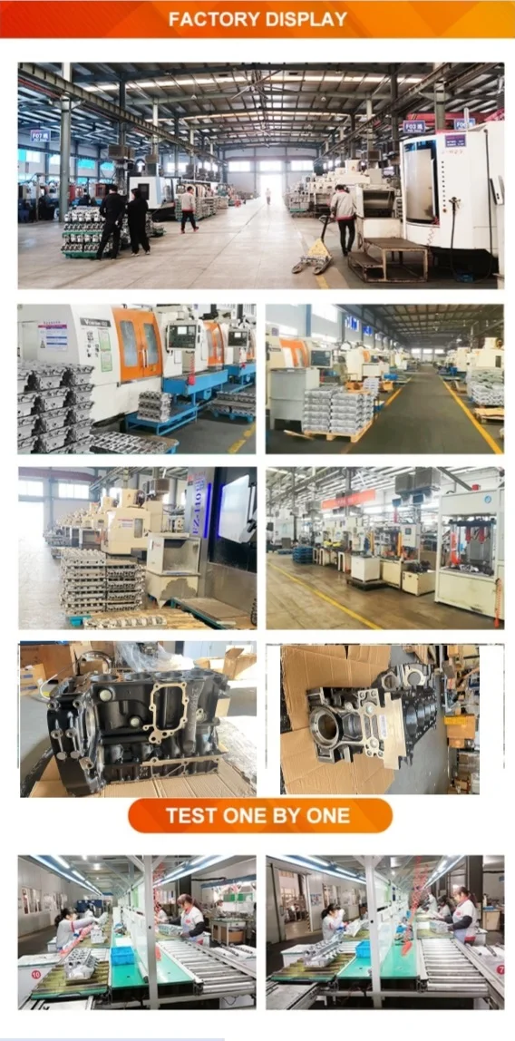 Long Cylinder Block G4KD G4KE G4KJ G4KH D4CB D4EA for Hyundai IX35 SONATA