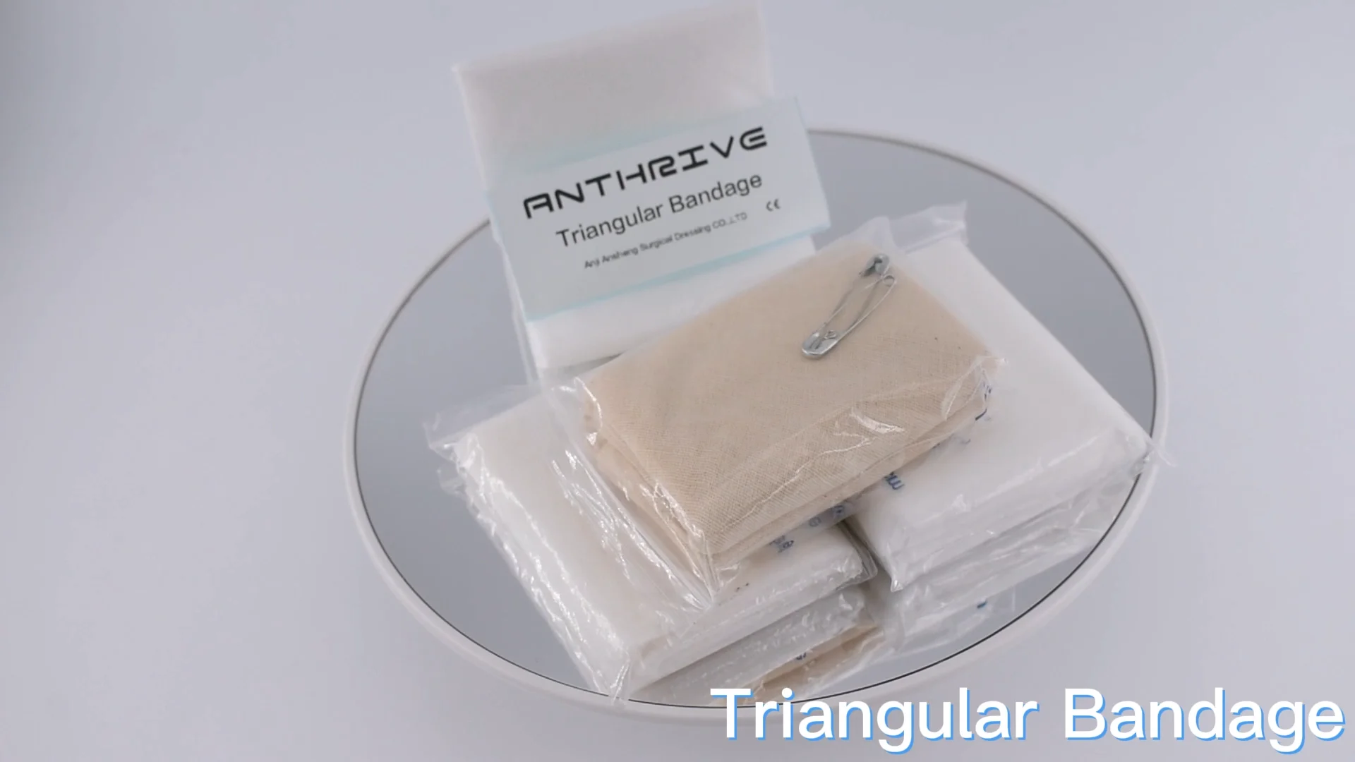 Anthrive 40x40x56 Inch First Aid Non-woven Bleached Medical Dressing ...