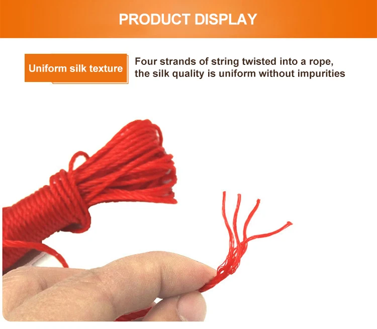 Colorful And Durable Clothes Line Rope Washing Drying Line Outdoor Rope ...