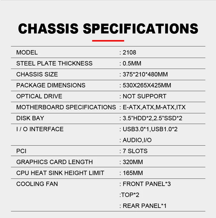 Production Custom Branded Low End Chasis Gaming Computer Casing Rgb Atx ...