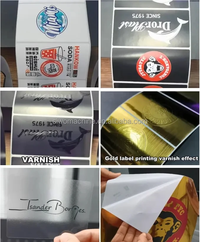 A3 Size Roll to Roll Inkjet Label Printing Machine