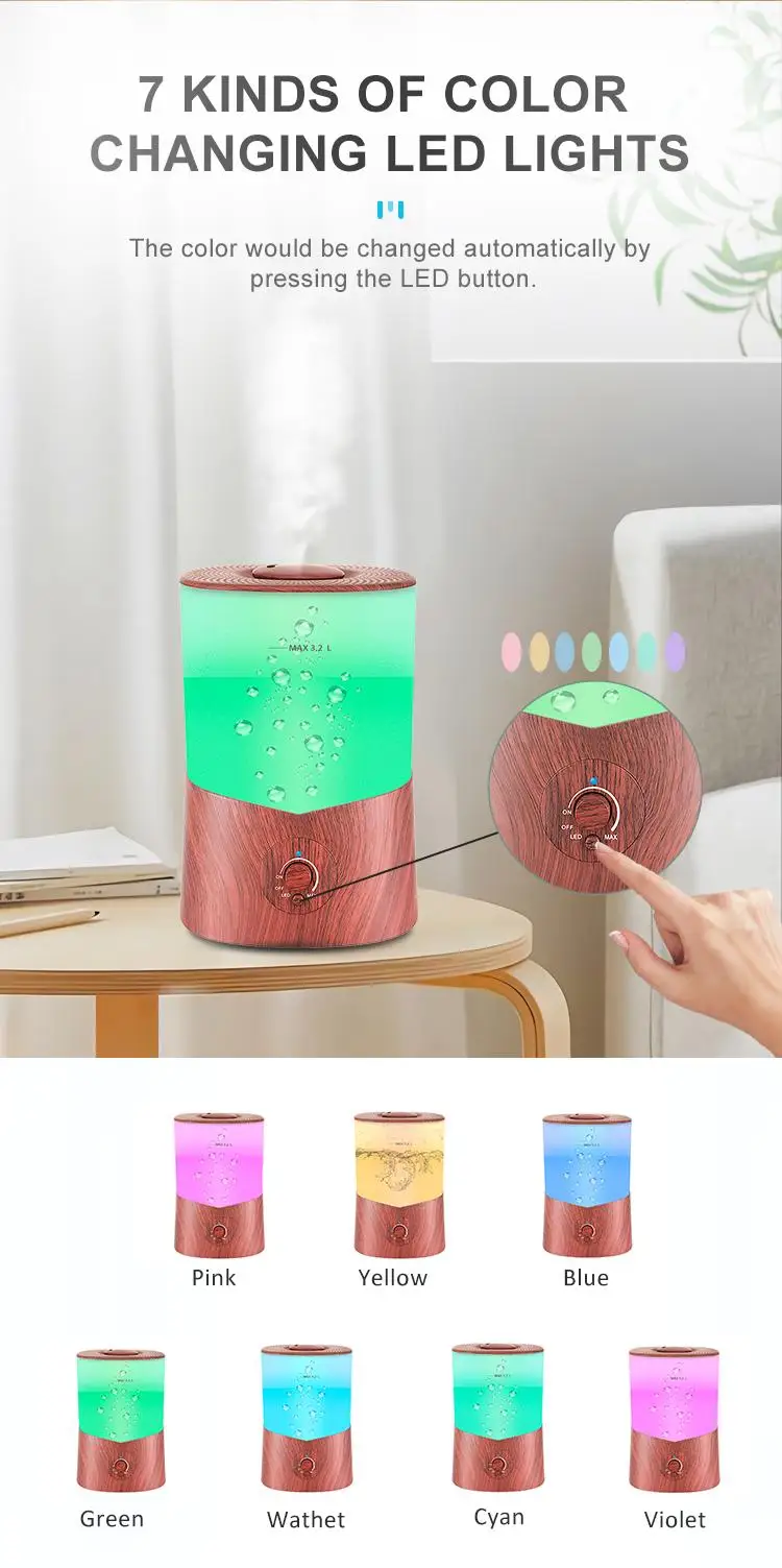 Korea Hot Sell 10l Large Capacity Floor Standing Mute Cool Mist Smart ...