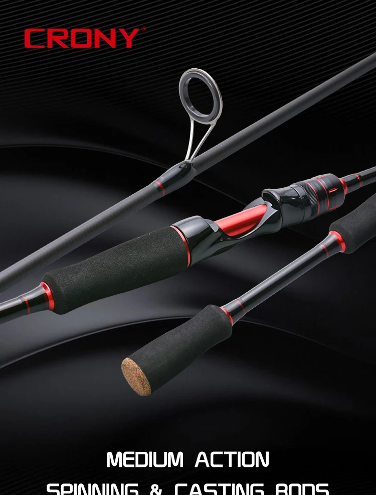 Versatile Spinning Casting Rods - Perfect for Bass Fishing